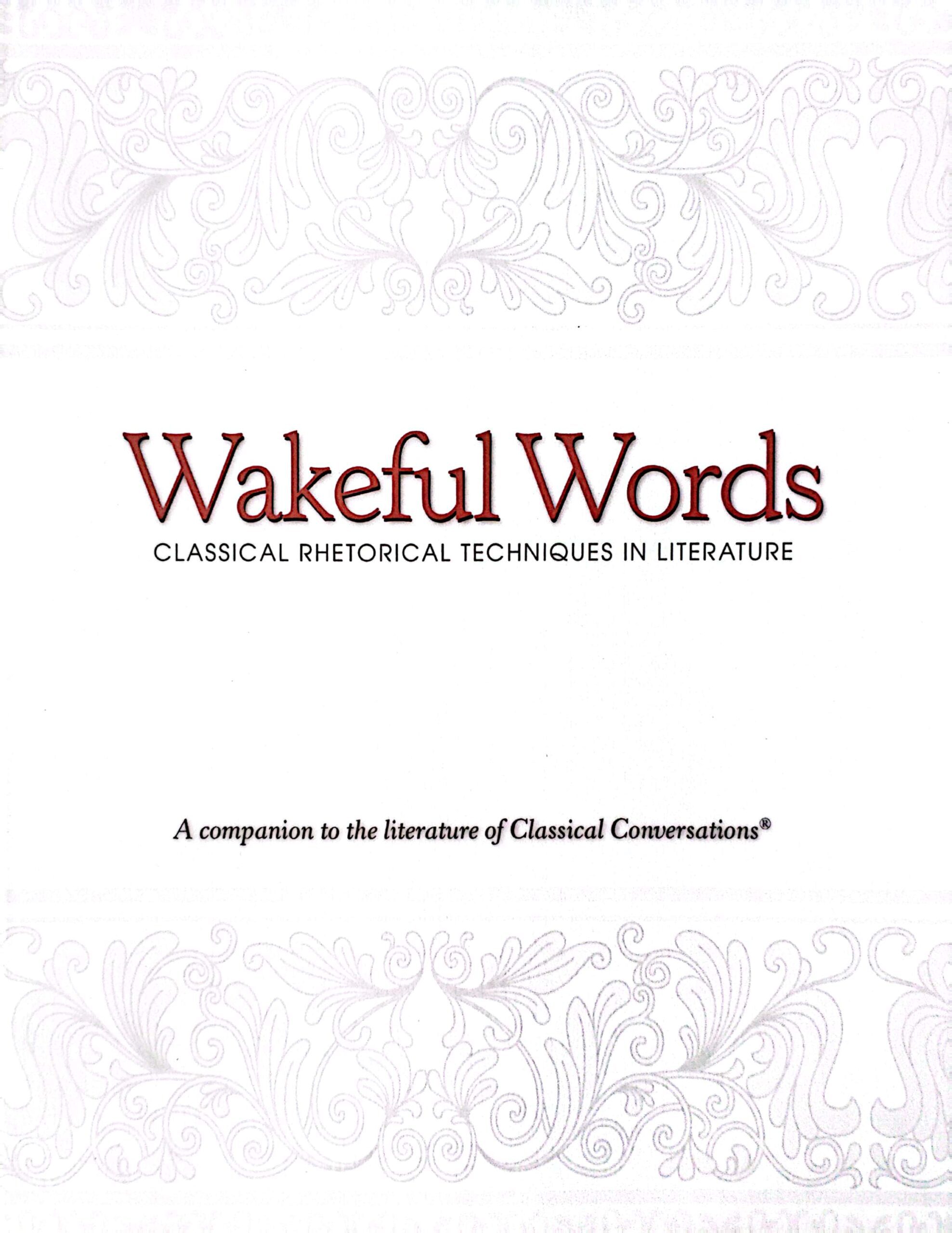 Wakeful Words Classical Rhetorical Techniques in Literature – Learning ...