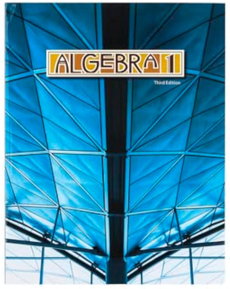 (SALE) BJU Algebra 1 Student Text (3rd ed.) – Learning Plus PH