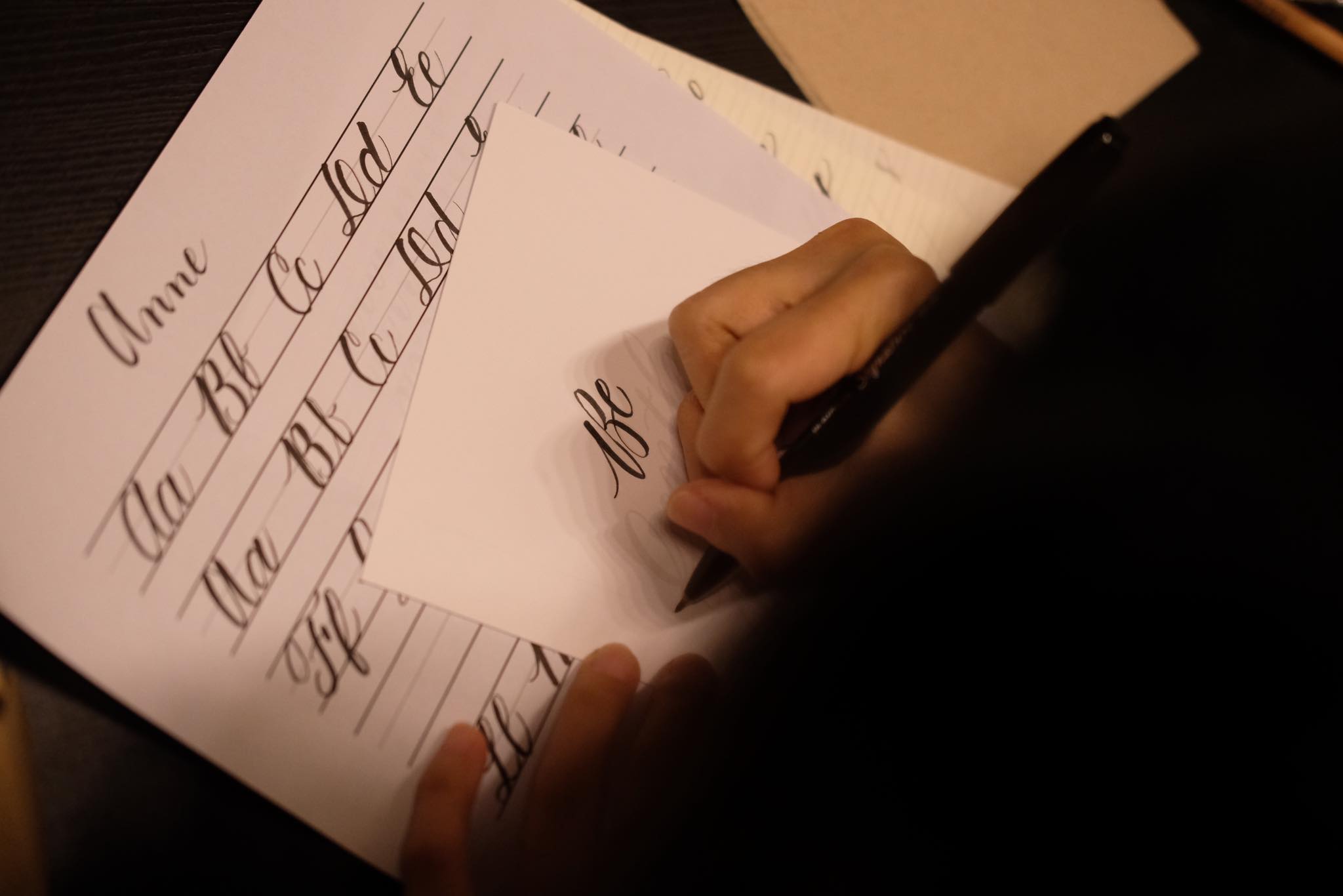 Beginner Brush Pen Calligraphy Ages 6 – 16 with Teacher Eve-Tuesday 10 ...